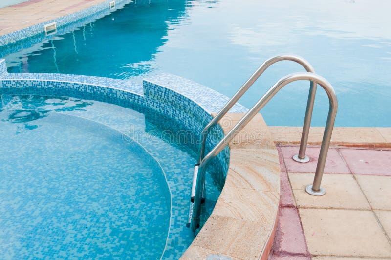 Steps into a pool stock photo. Image of pool, outdoor - 4794544