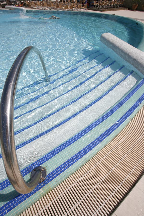 Swimming pool steps stock image. Image of hotel, holiday - 6657733
