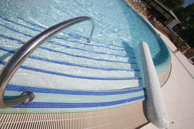Swimming pool steps stock photo. Image of refreshing, stairs - 6657736