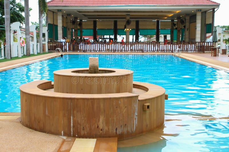 Swimming pool, summer day editorial photography. Image of desk - 221795412