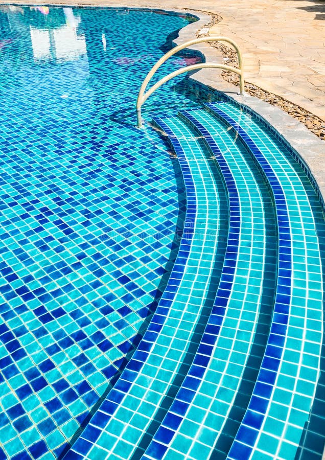 Swimming pool with grass stock image. Image of beautiful - 18281085