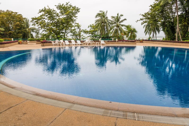 Swimming pool stock image. Image of pools, color, hotel - 56569291