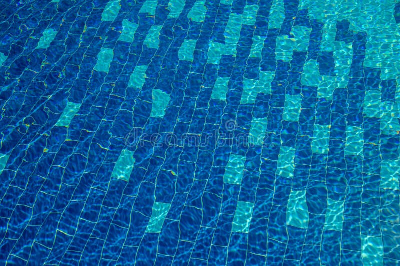 Swimming Pool Surface with Light Reflection and Water Ripple Patterns ...