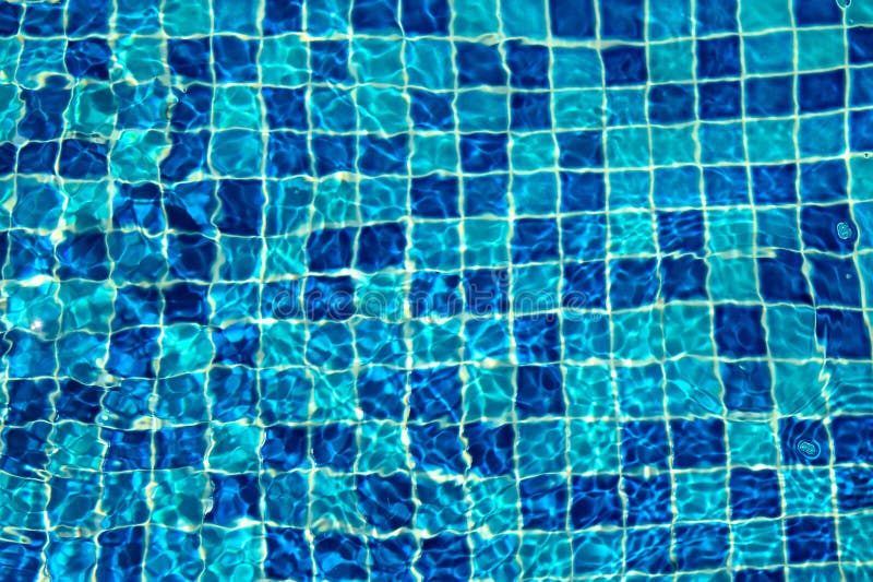 Blue Ripped Water in Swimming Pool Stock Image - Image of clean, pool ...