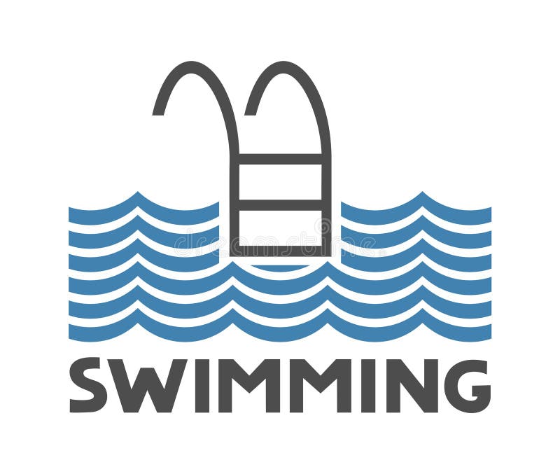Swimming pool symbol stock vector. Illustration of swim - 314199809
