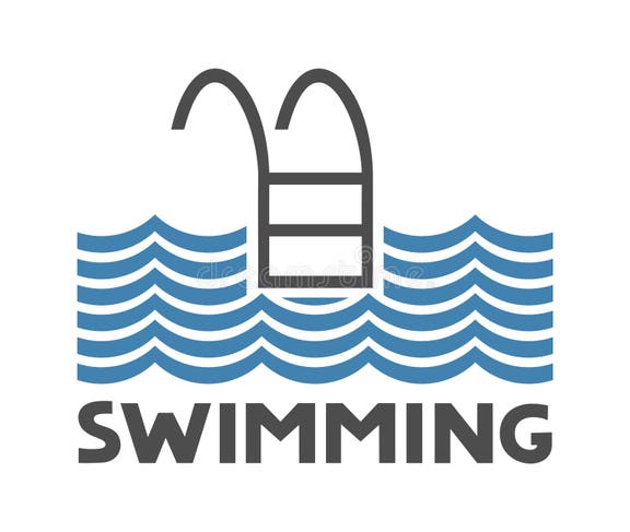 Swimming pool symbol stock vector. Illustration of swim - 314199809