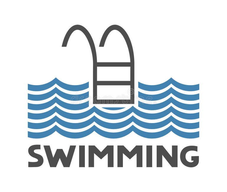 Swimming pool symbol stock vector. Illustration of swim - 314199809