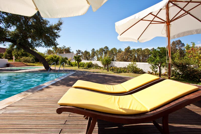 Swimming pool terrace stock image. Image of rest, blue - 28718371