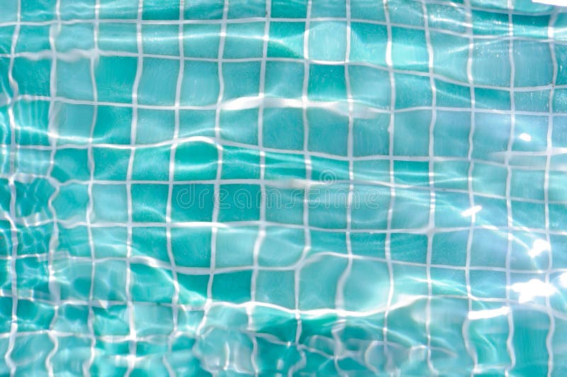 Swimming Pool Tile Deep Cold Water Stock Image - Image of sunlight ...
