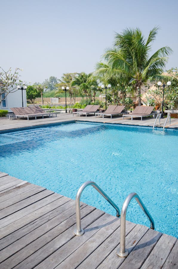 Top View of Swimming Pool Side Stock Image - Image of beauty ...