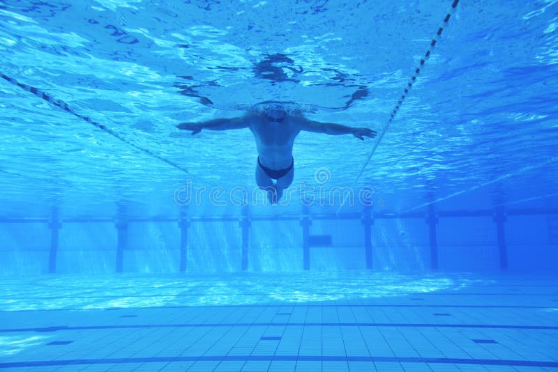 Swimming pool underwater stock photo. Image of goggles - 14442922