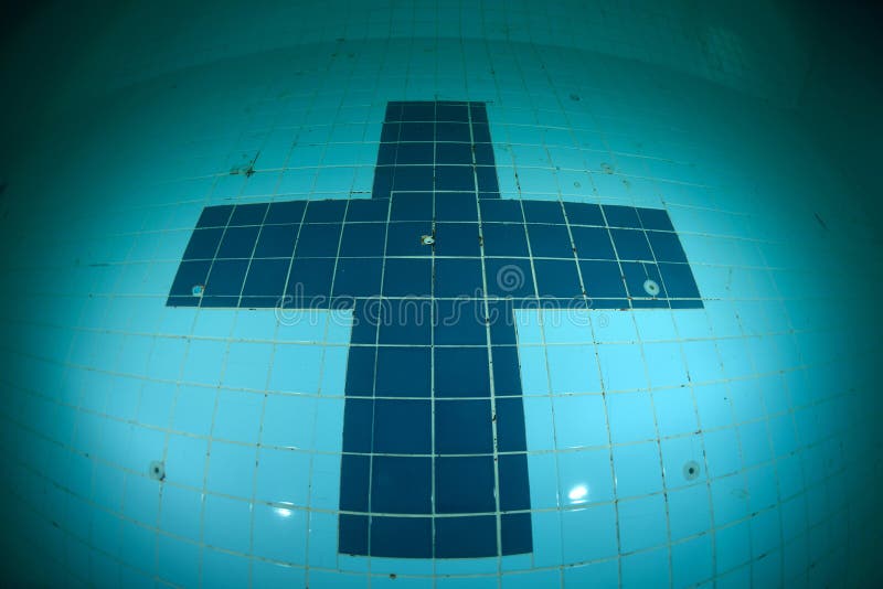 Swimming Pool Underwater Fish Eye View Stock Photo - Image of light ...