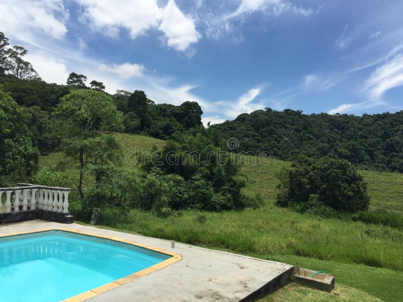 Swimming pool view stock image. Image of view, pool, swimming - 74469253