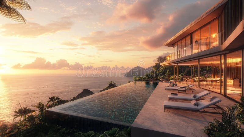 Swimming Pool Villa on the Beach, Luxury Villa by the Ocean with a ...