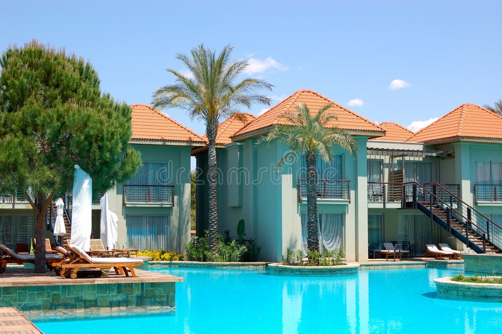 Swimming Pool by VIP Villas Stock Image - Image of style, hotel: 12890523