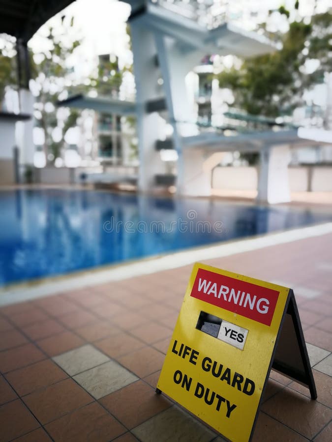 Swimming pool stock image. Image of duty, life, guard - 89903209