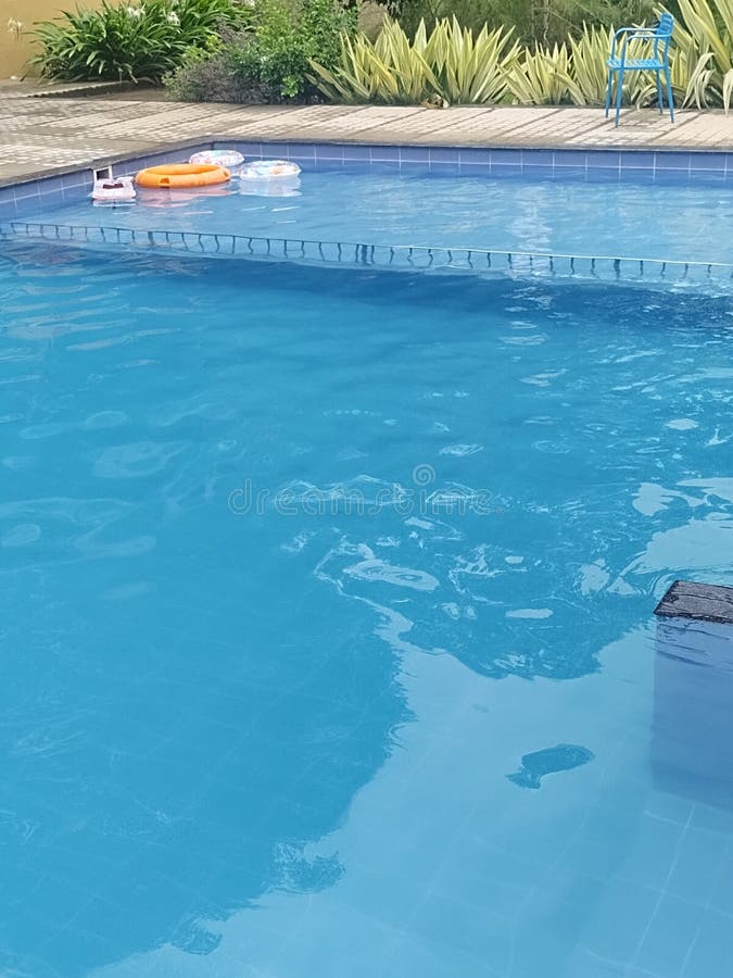 Swimming pool water stock photo. Image of azure, vacation - 286220984