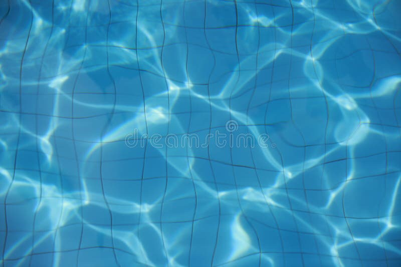 Swimming Pool Water Abstract Background with Seamless Loop. Stock Image ...