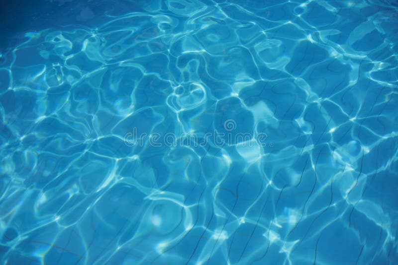 Swimming Pool Water Abstract Background with Seamless Loop. Stock Image ...