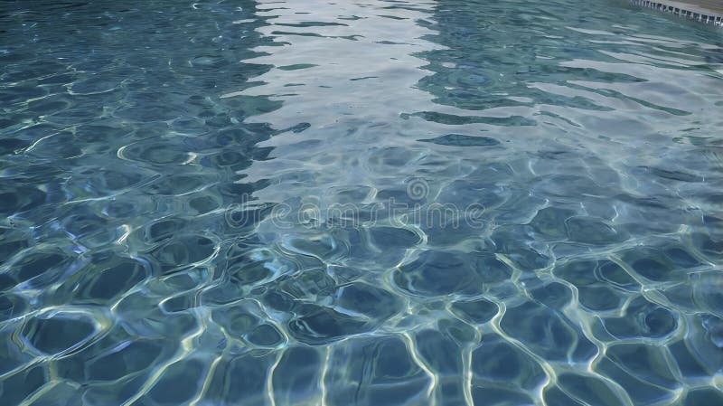 Swimming Pool Water As a Natural Abstract Background Stock Image ...
