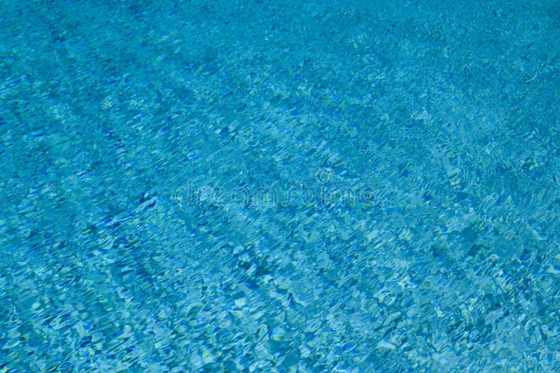 Swimming Pool Water with Copy Space. Water Surface in Swimming Pool ...