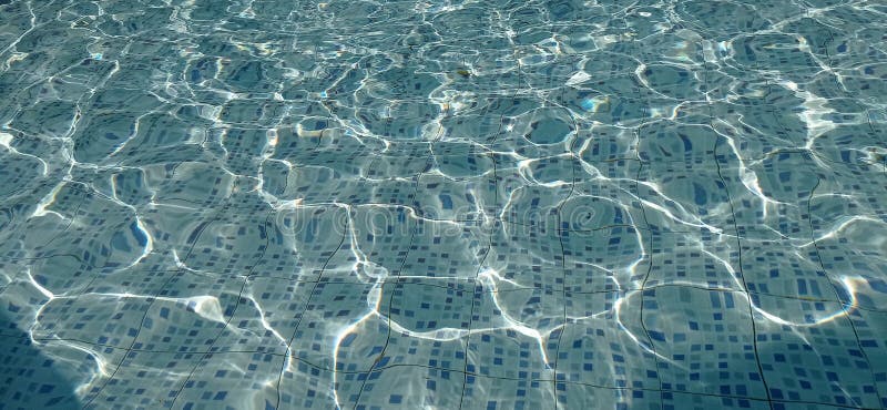 Swimming Pool Water Exposed To Sunlight during the Day Stock Image ...