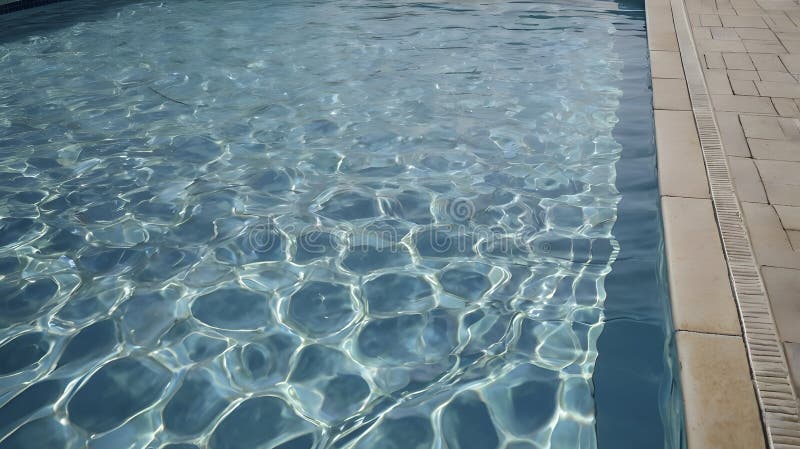 Swimming Pool Water. a Natural Abstract Background Stock Illustration ...