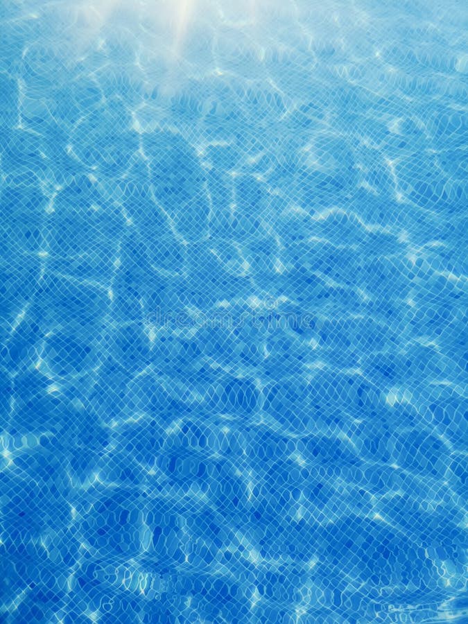 Swimming Pool Water. Ripple Water Stock Photo - Image of clear ...