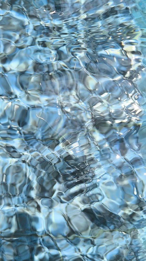 Swimming Pool Water Texture Taken from the Surface Stock Photo - Image ...