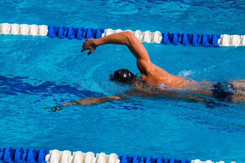 Swimming - Stock Image stock photo. Image of sport, splashing - 44370202