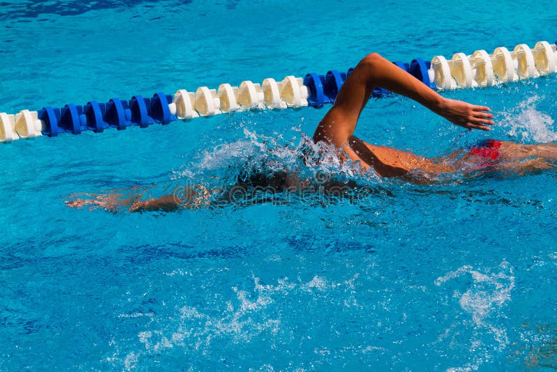Swimming - Stock Image stock photo. Image of athlete - 46629934