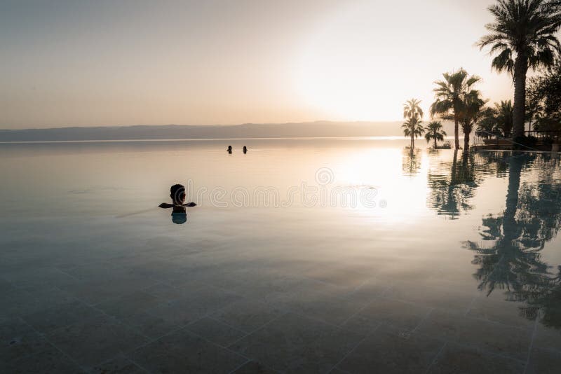Swimming in summer stock photo. Image of beach, person - 219032518