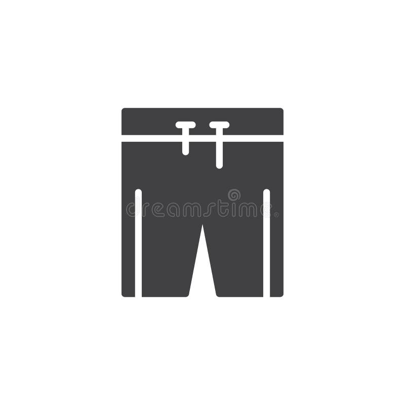 Men`s Trunks Vector Thin Line Stroke Icon. Men`s Trunks Outline ...