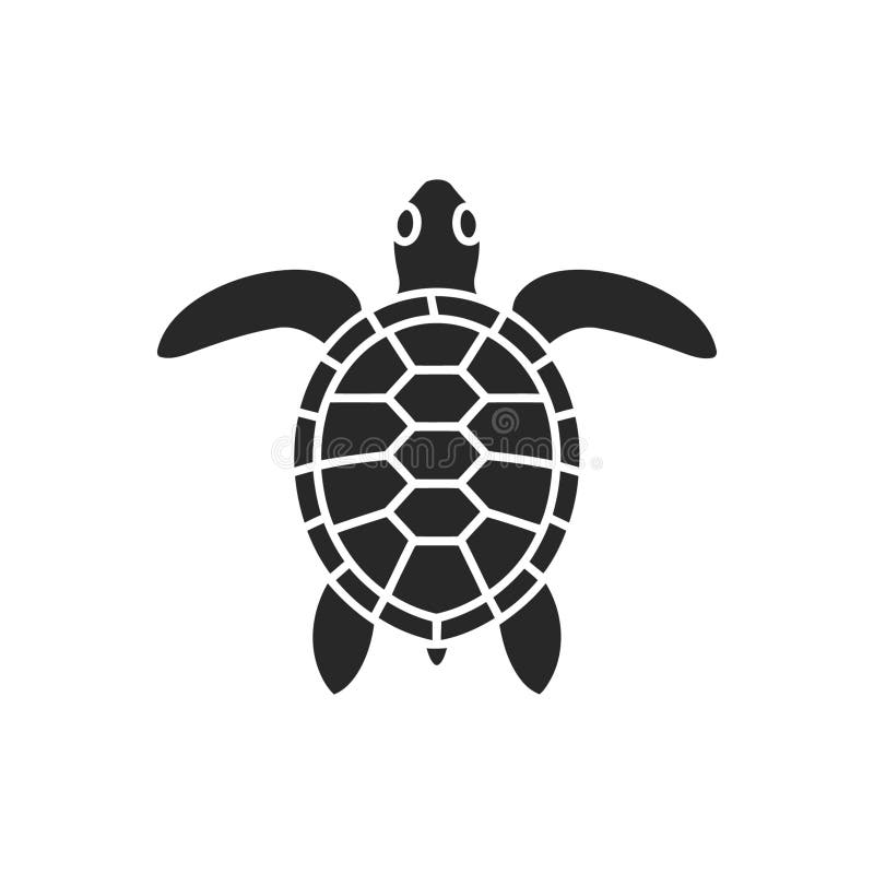 Swimming Turtle Icon stock vector. Illustration of marine - 361759046
