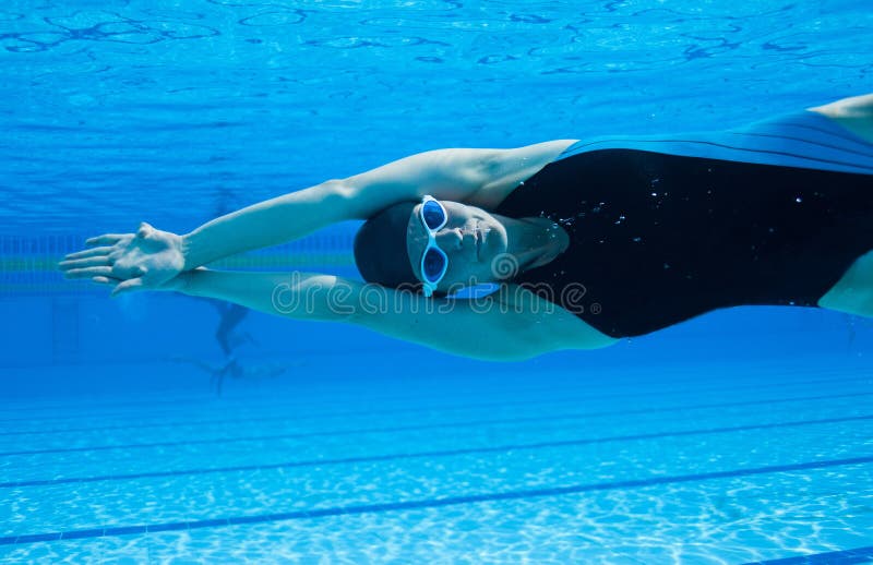 Swimming underwater stock image. Image of streamline - 33580771