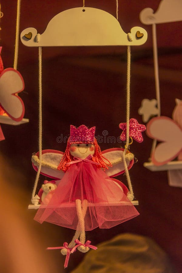 Swing stock image. Image of princess, swing, toddler - 84987221