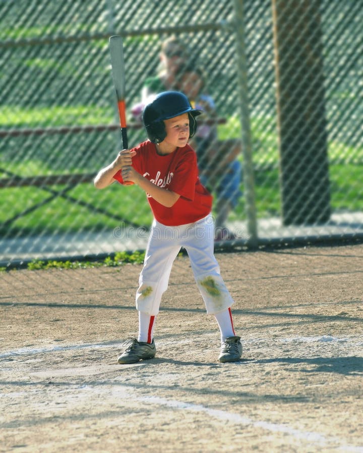 Boy hitting baseball stock image. Image of little, sports - 1974373