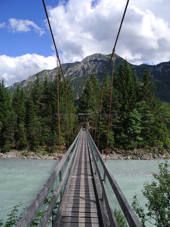 Bridge To the Monthain in Mt. Cook National Park Stock Photo - Image of ...
