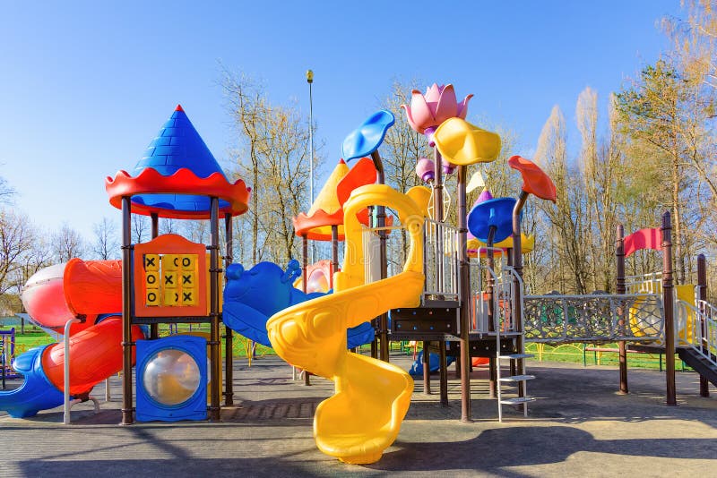 Color playground for game editorial stock image. Image of playground ...