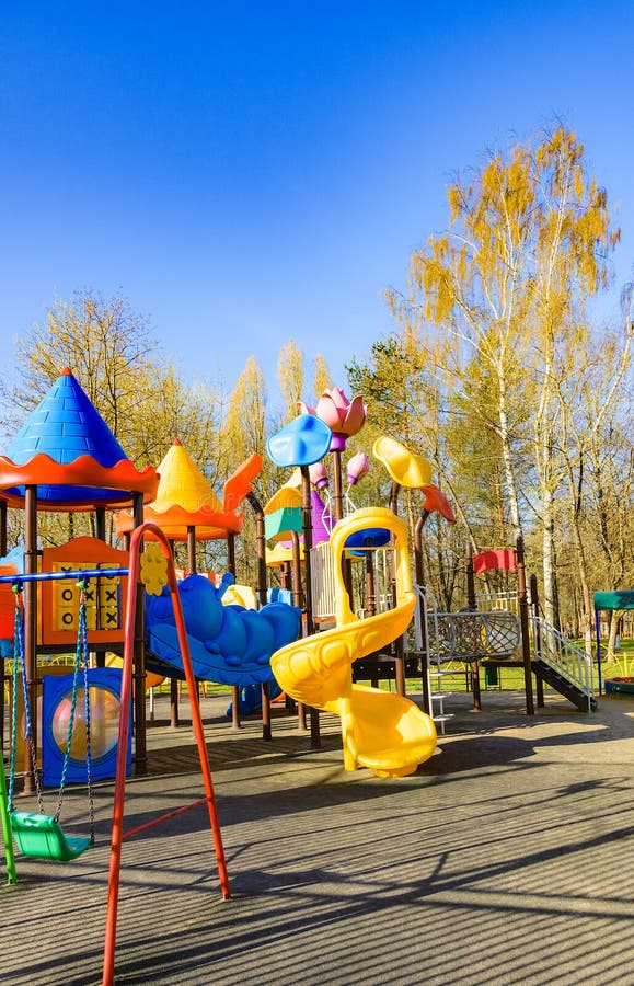 Color playground for game editorial photo. Image of construction ...