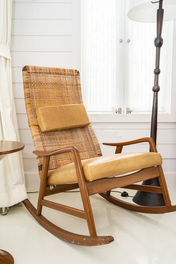 Swing Chair Decoration Interior of Room Stock Image - Image of round ...