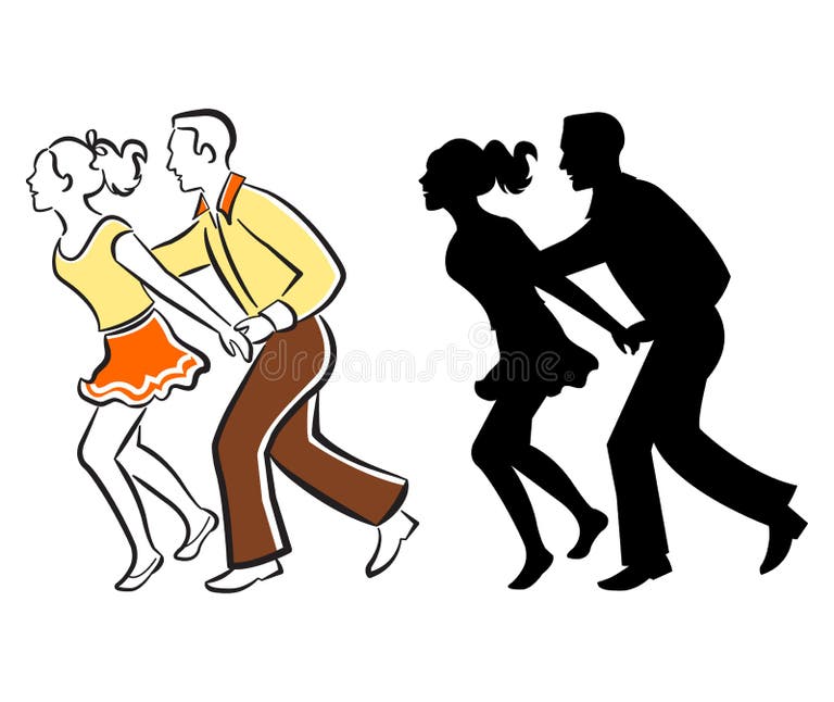 Two Step Dance Stock Illustrations – 146 Two Step Dance Stock ...