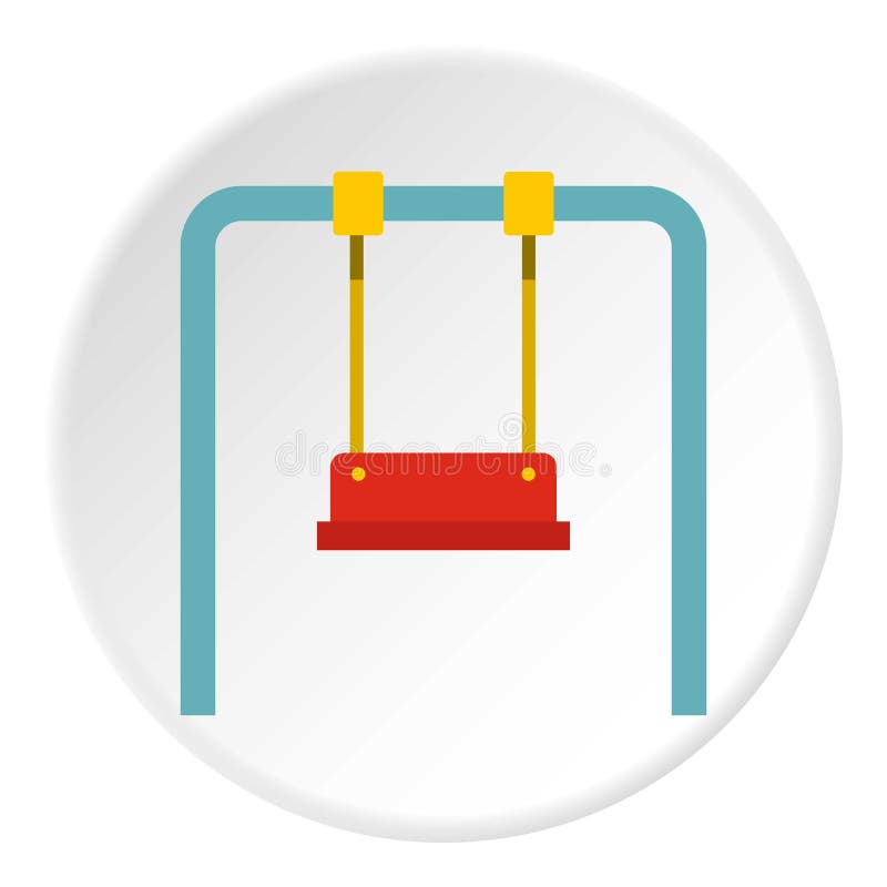 Swing icon, flat style stock vector. Illustration of activity - 88041810