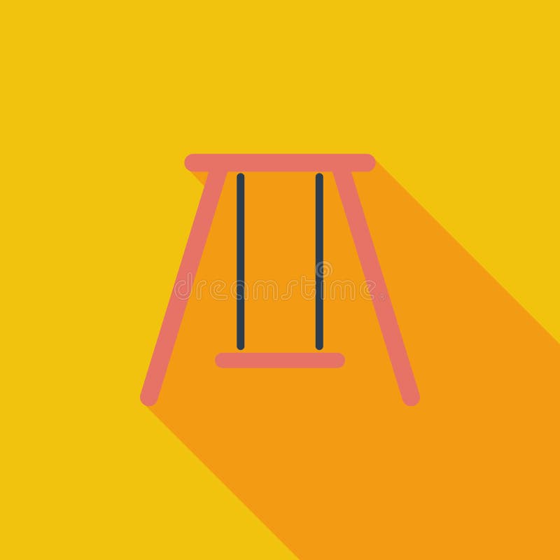 Swing icon stock vector. Illustration of symbol, playing - 94646835