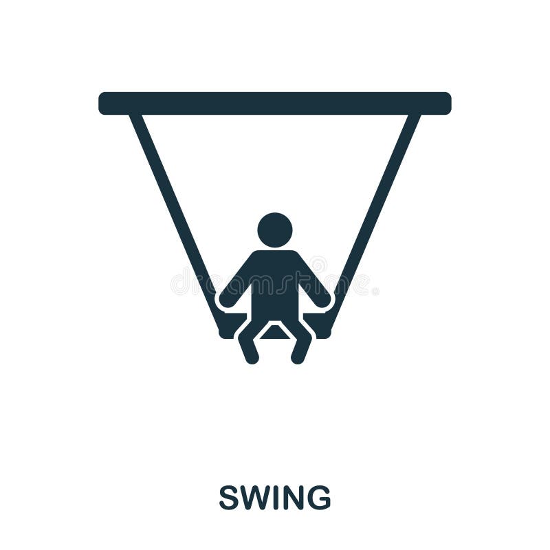 Swing Icon. Mobile Apps, Printing and More Usage. Simple Element Sing ...