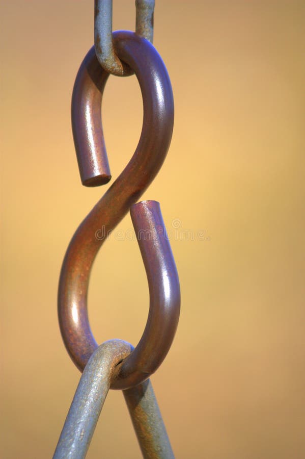 Swing Link stock photo. Image of orange, chain, rust, teamwork - 8469800