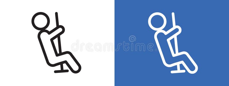 Swing Logo Sign Set Vector Outline Stock Vector - Illustration of ...