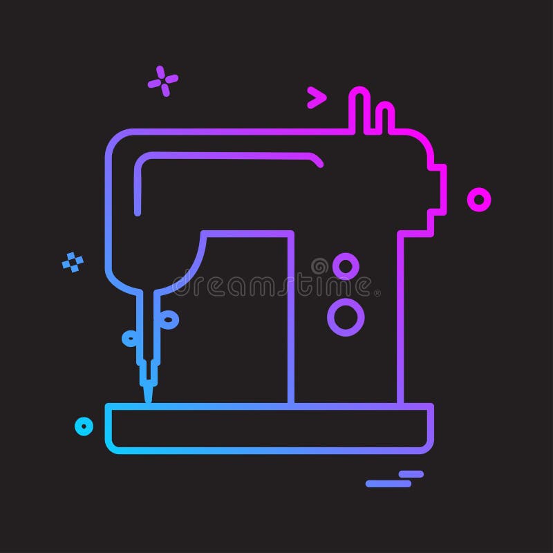 Swing Machine Icon Design Vector Stock Vector - Illustration of gears ...