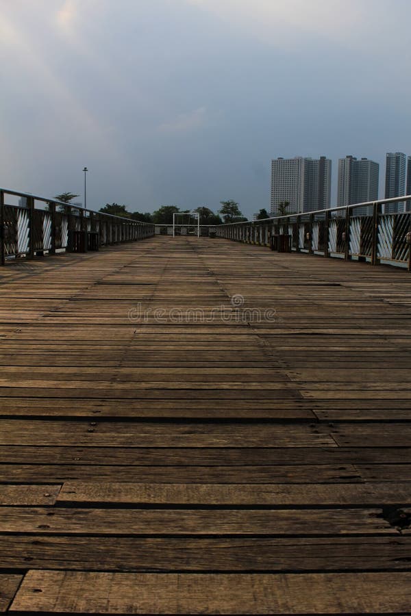 Swing in the Middle of the Bridge and in the Spacious Garden with a ...