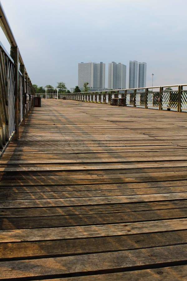 Swing in the Middle of the Bridge and in the Spacious Garden with a ...